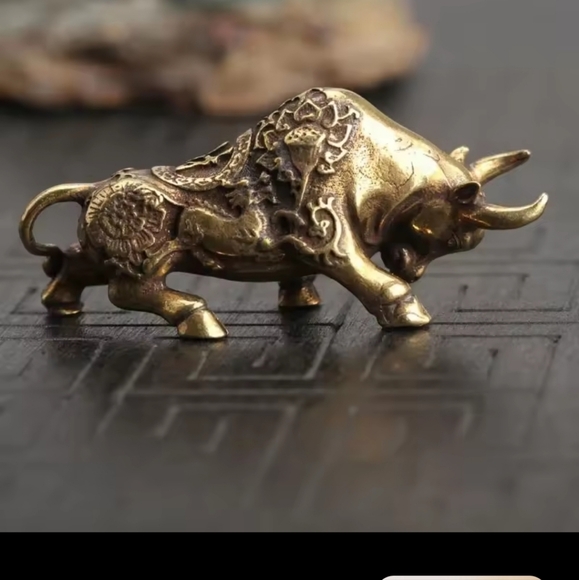 Accessories | Tiny Intricate Copper Bull Figurine | Poshmark